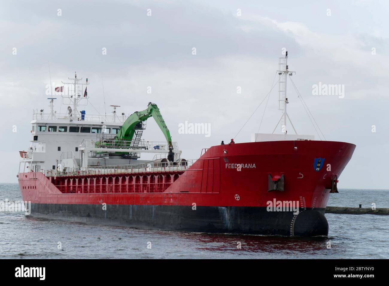 cargo ship Feed Rana in ABP port of Ayr,Ayr,South Ayrshire,Scotland ...