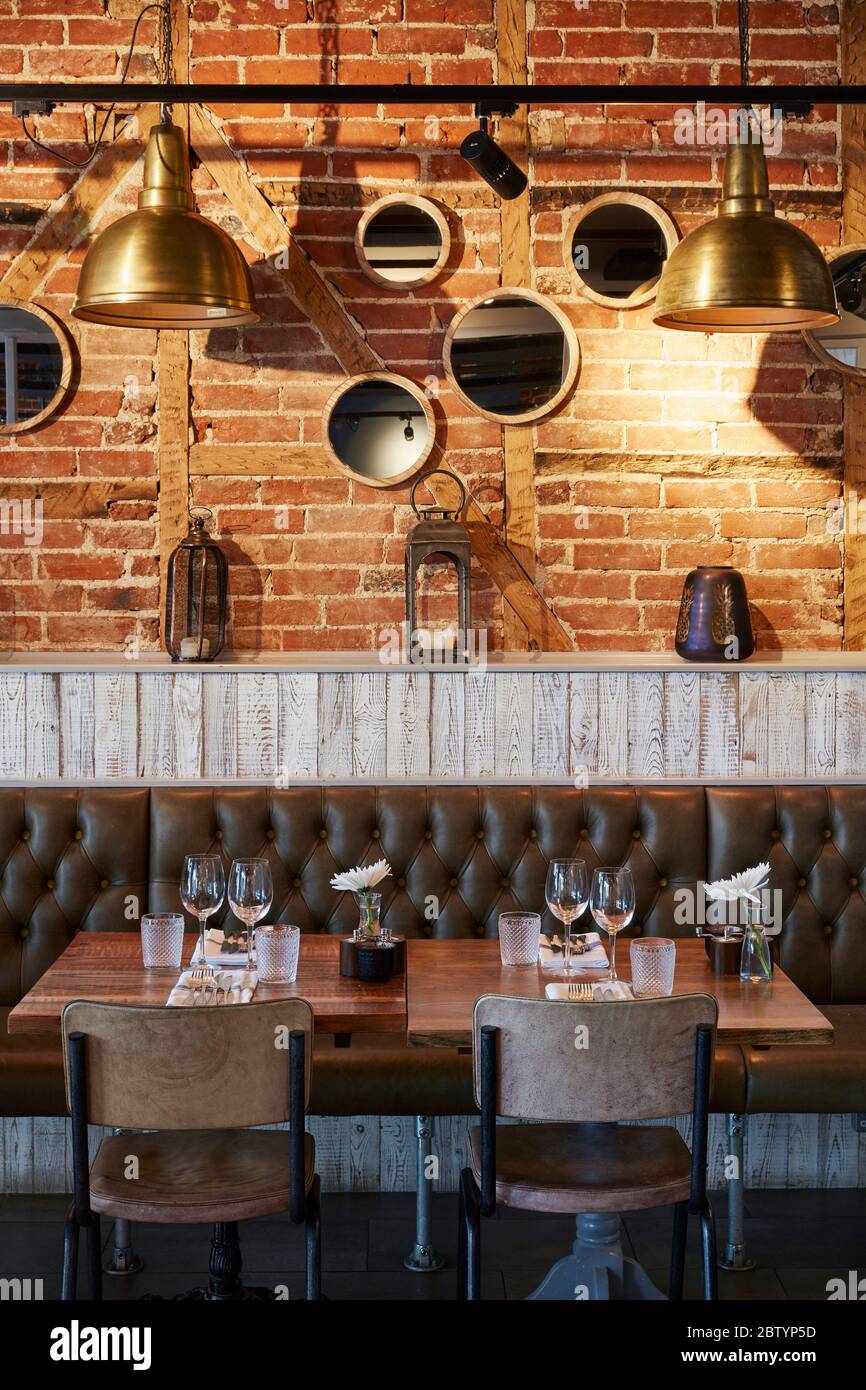 Interior of No 5 Restaurant in London End, Beaconsfield ...