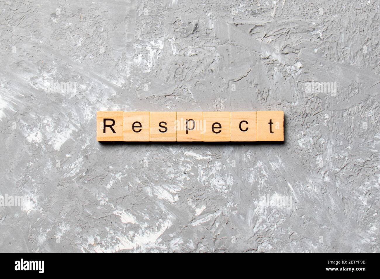 Respect Word High Resolution Stock Photography and Images - Alamy