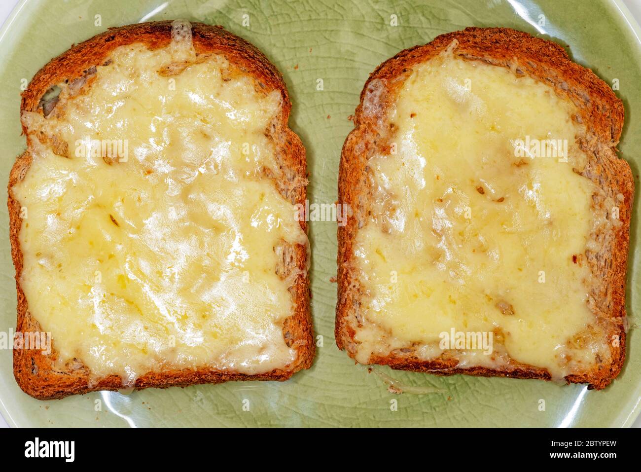 grilled cheese on wholemeal toast Stock Photo - Alamy