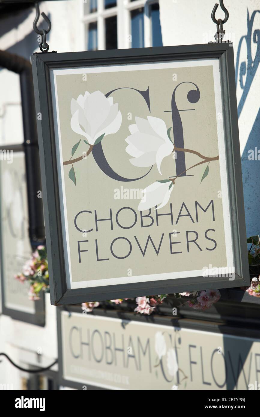 Flower shop sign hi-res stock photography and images - Alamy