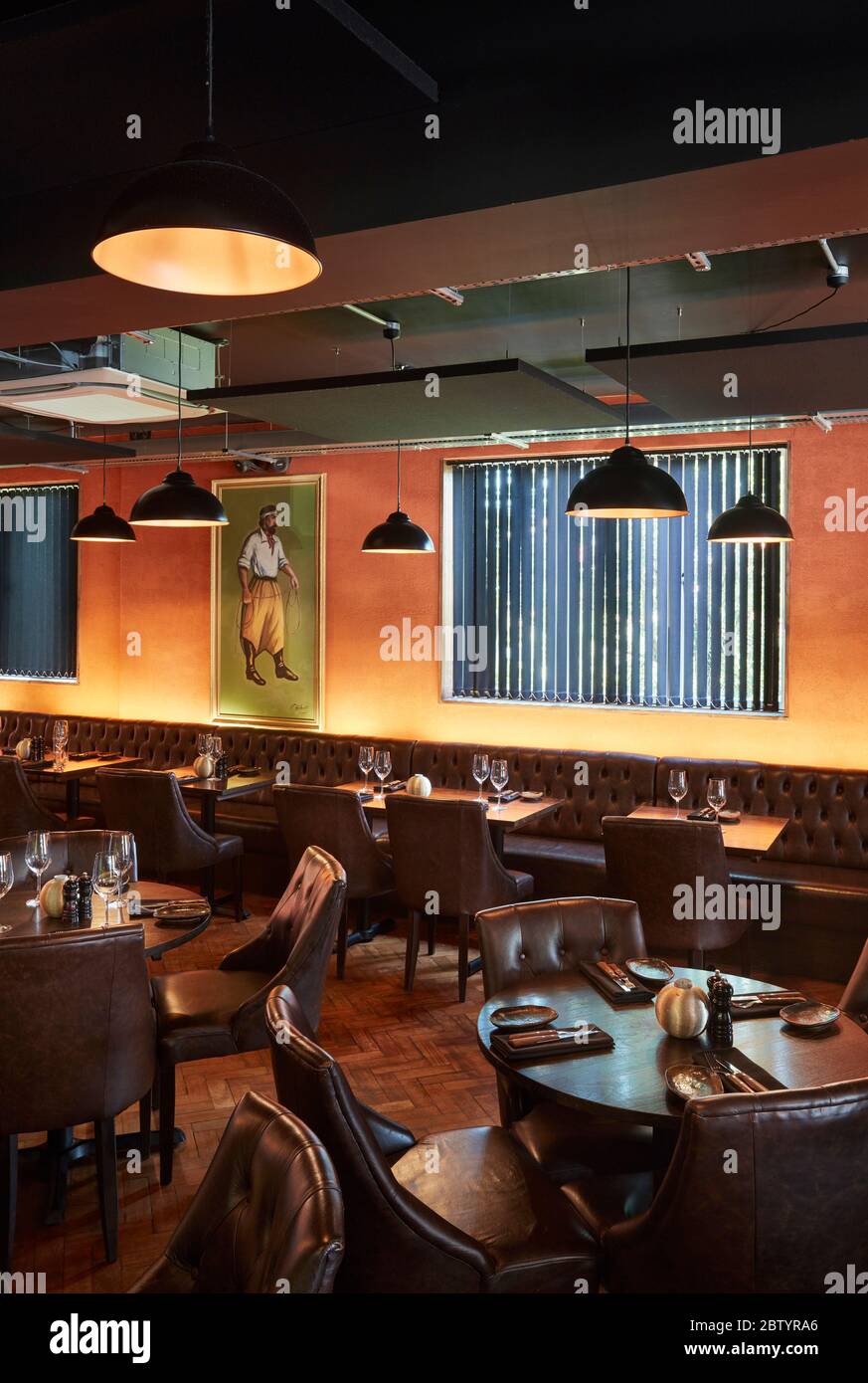 Interior of the Lomito Restaurant in Gerrards Cross, Buckinghamshire ...