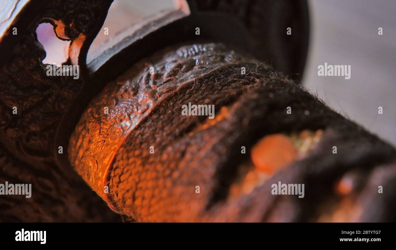 japanese sword closeup, high resolution Stock Photo - Alamy