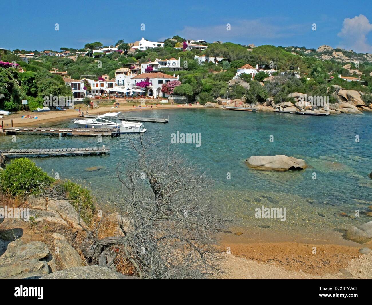 Palau, Sardinia. Porto Rafael village and resort Stock Photo - Alamy