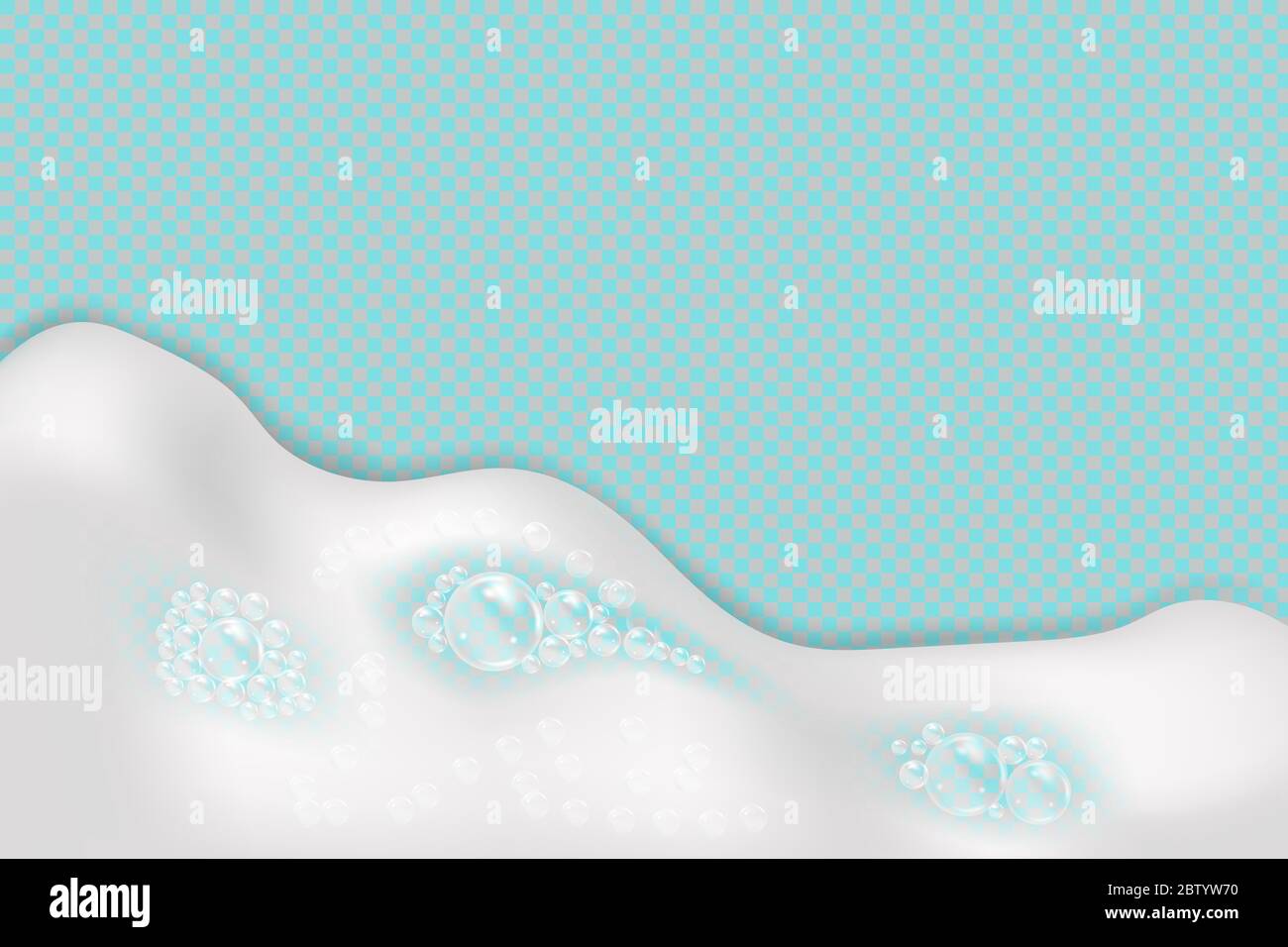 Bath foam isolated on transparent background Stock Vector Image & Art ...