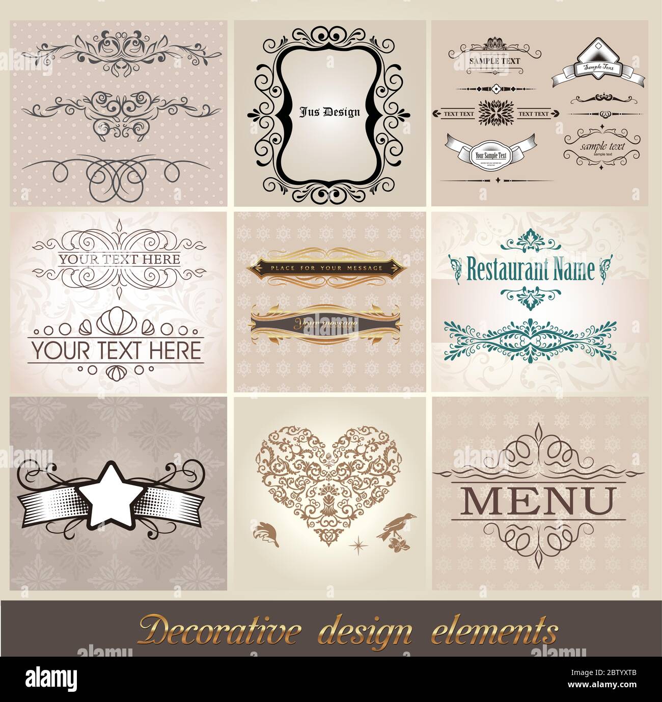 Vintage Design,vintage,classicial design,border,flower,corner,elegant ...