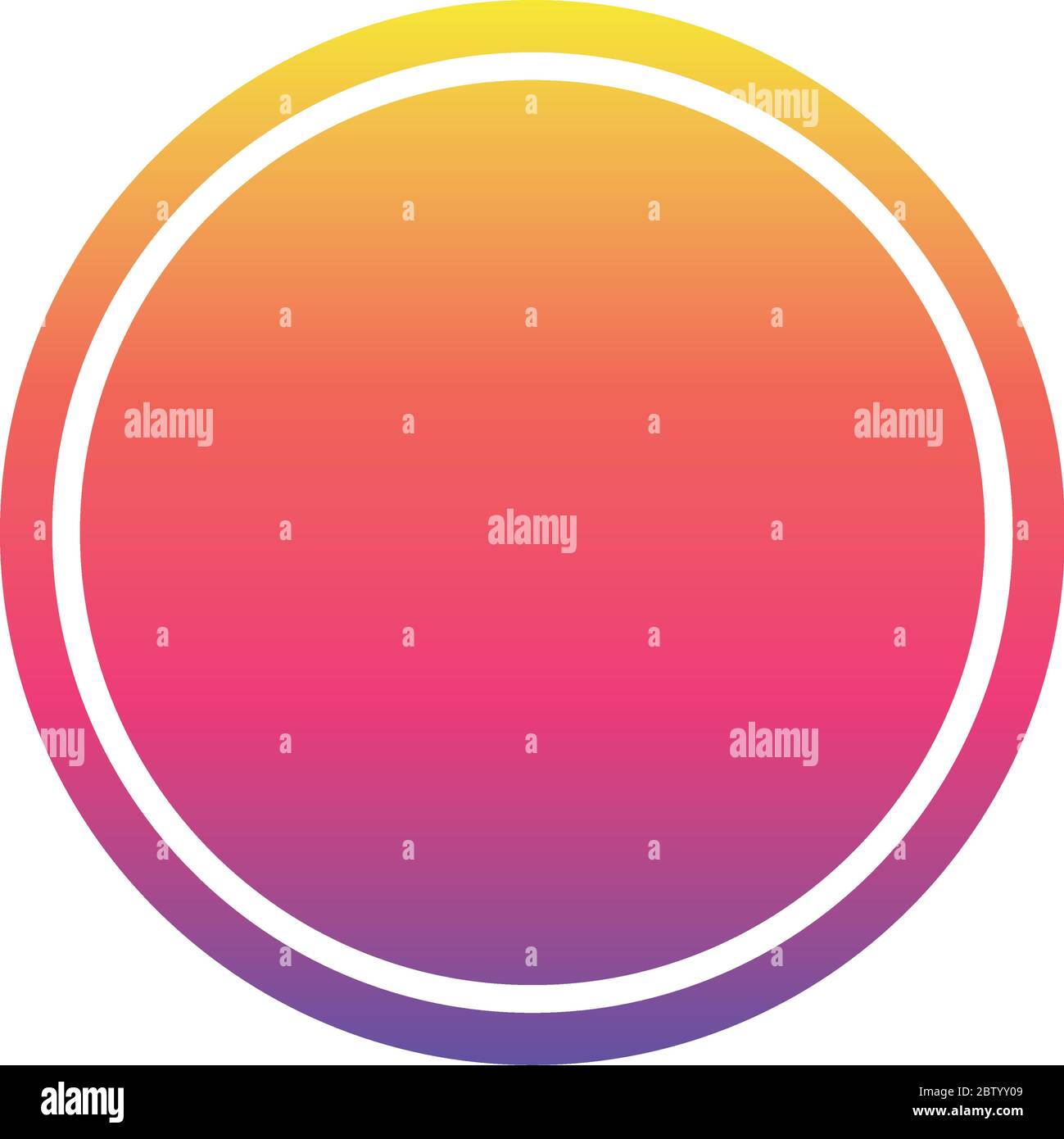 Purple pink orange and yellow gradient circle banner vector design ...