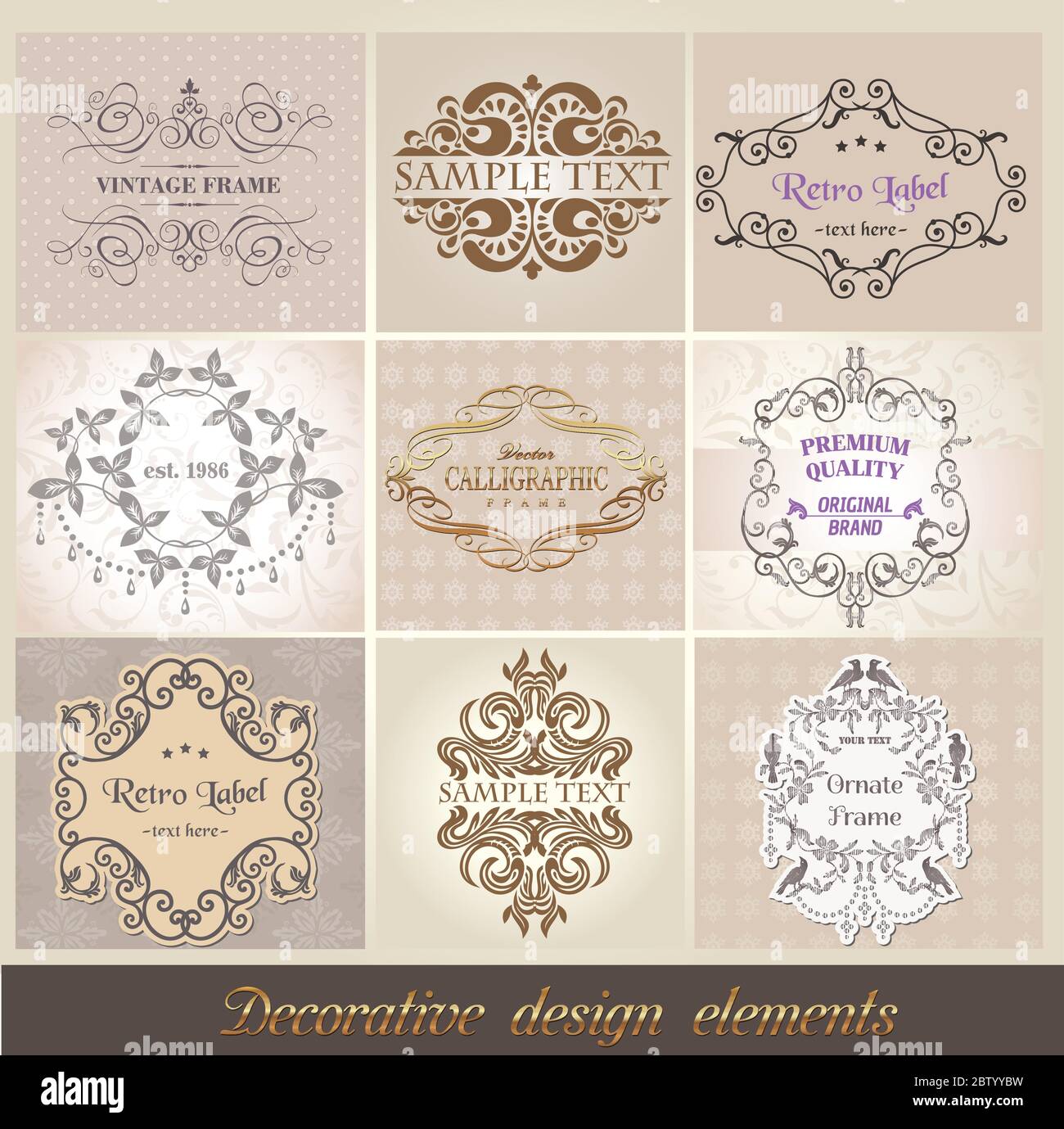 Vintage Design,vintage,classicial design,border,flower,corner,elegant ...