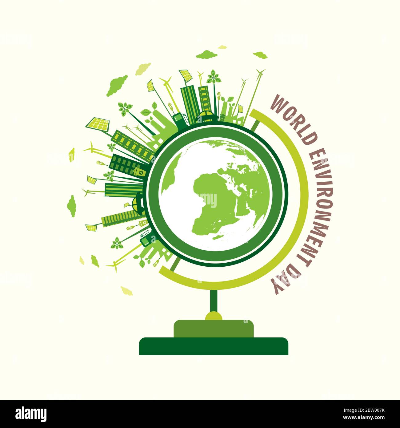 creative vector illustration of world environment day banner design ...