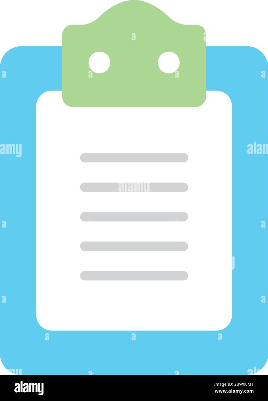 medical report icon over white background, flat style, vector ...