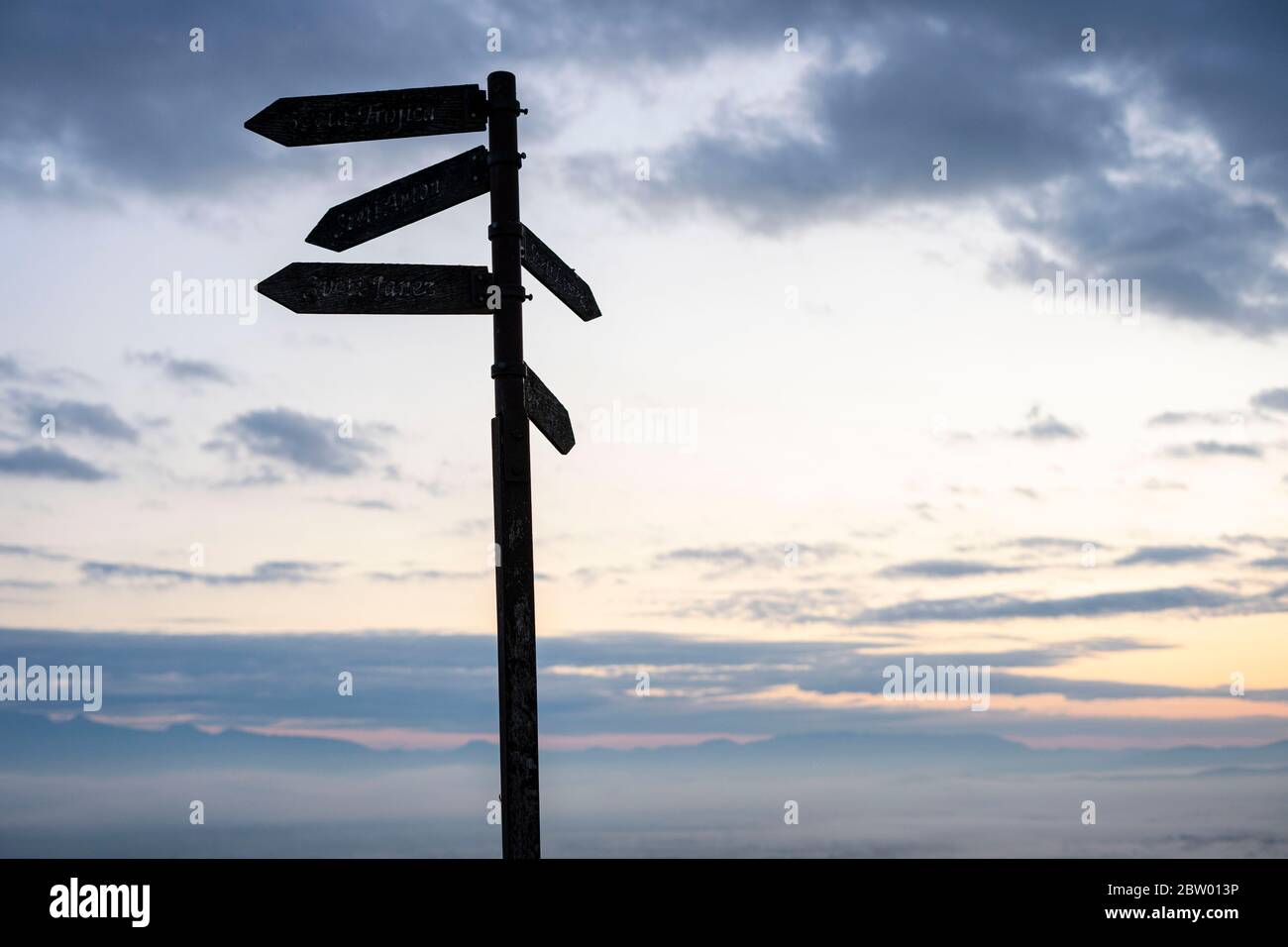 There are more than one paths in our life Stock Photo - Alamy