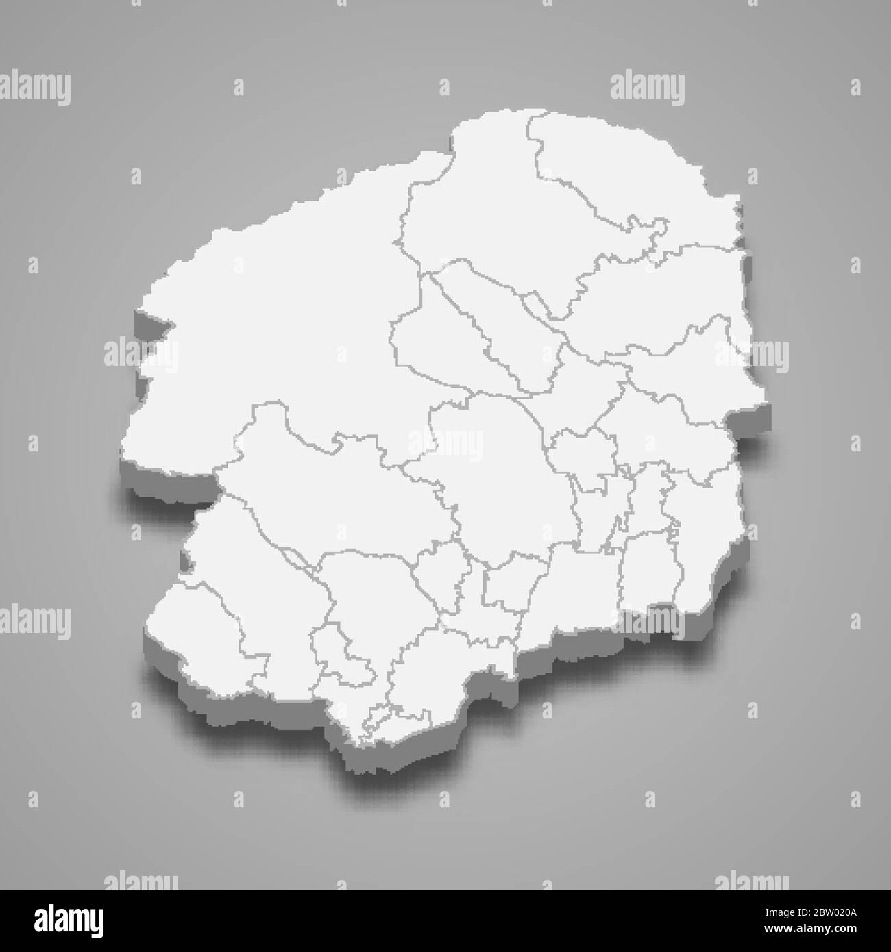 Tochigi map vector hi-res stock photography and images - Alamy