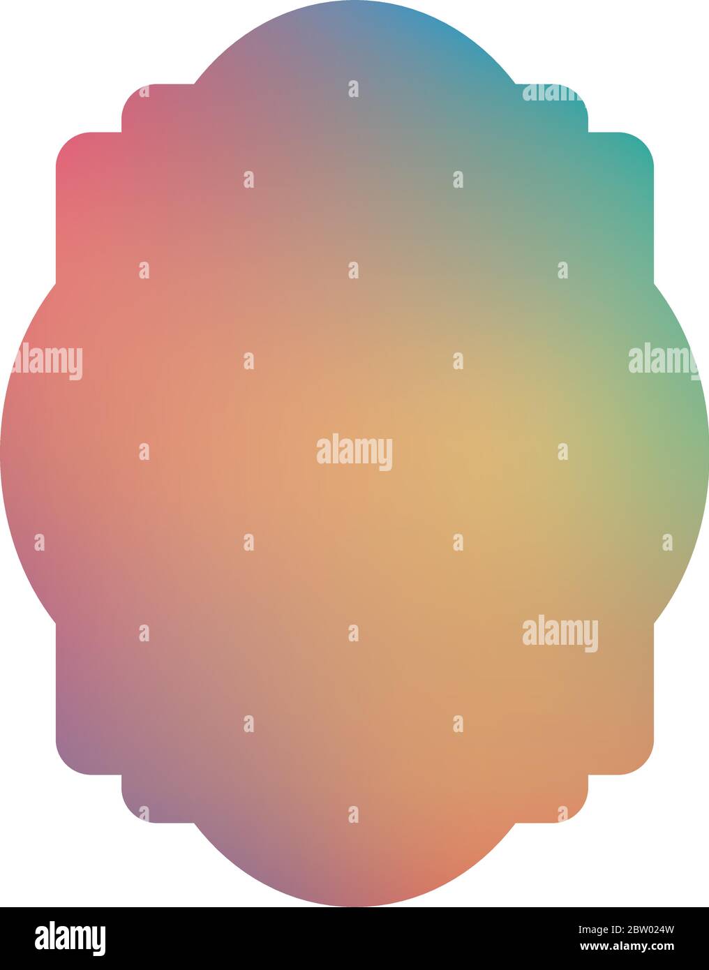 Isolated blue and light gradient frame banner vector design Stock ...