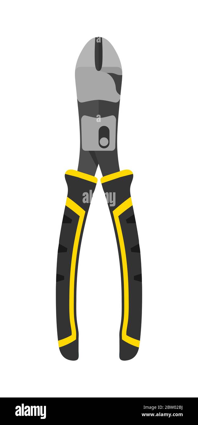 Side cutters tool vector flat illustration Stock Vector Image & Art - Alamy
