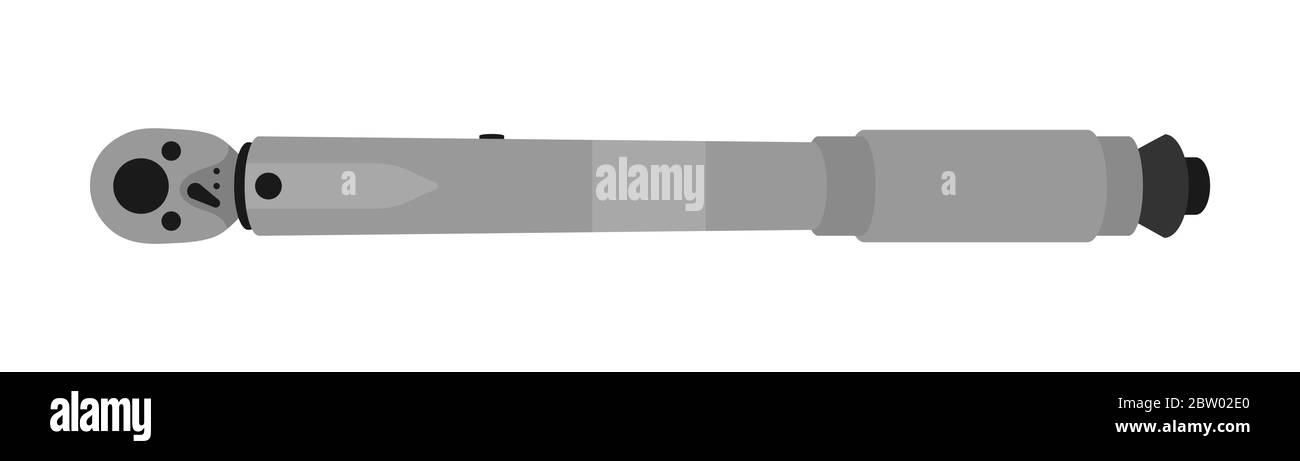 Torque wrench tool vector flat illustration Stock Vector Image & Art ...