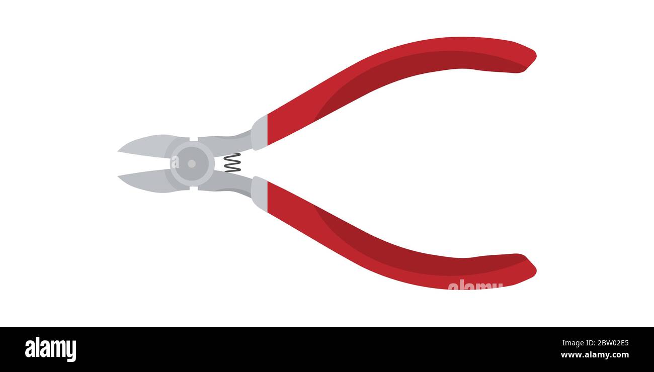 Side cutters tool vector flat illustration Stock Vector Image & Art - Alamy