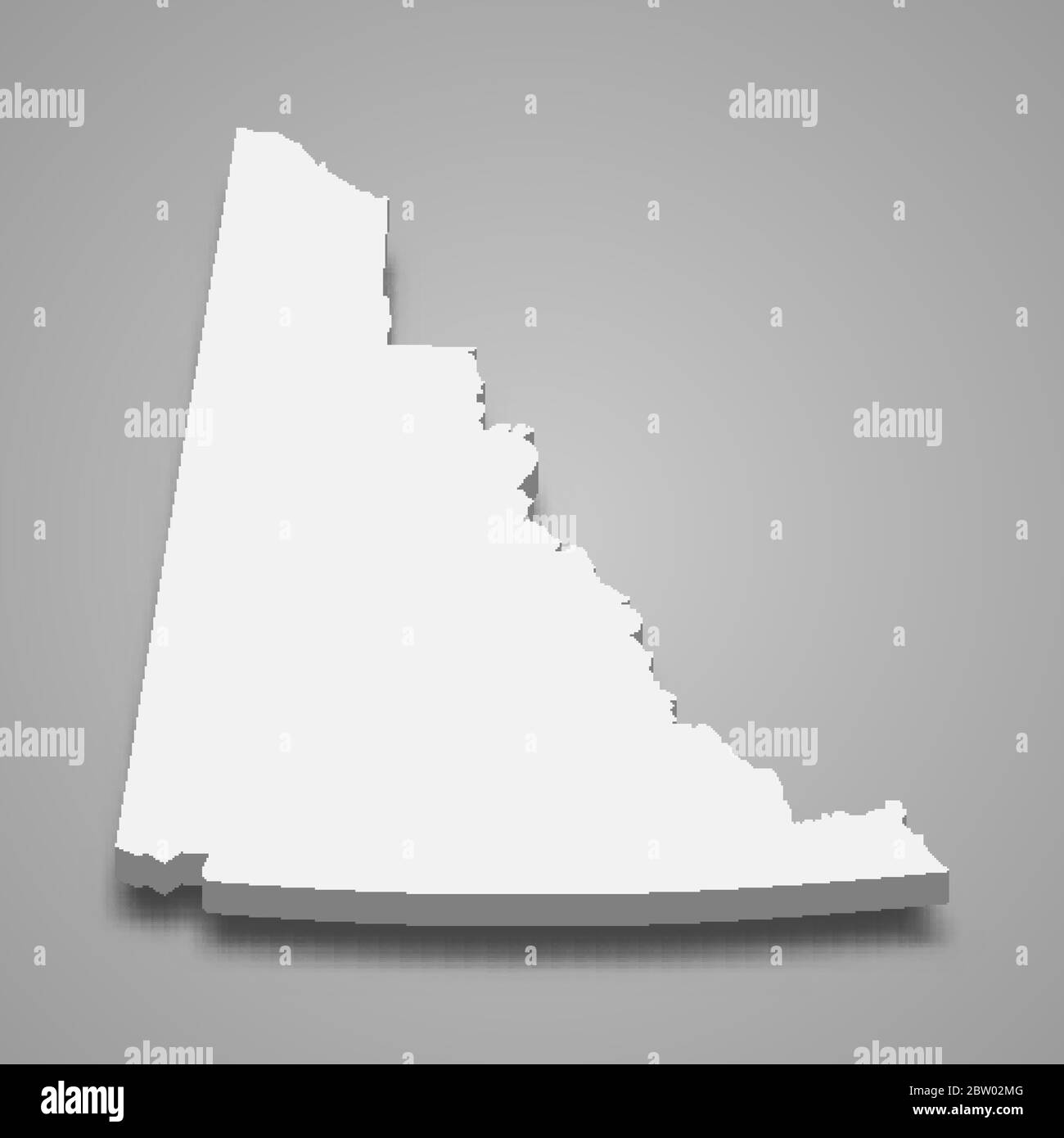 Map outline yukon yukon territory hi-res stock photography and images ...