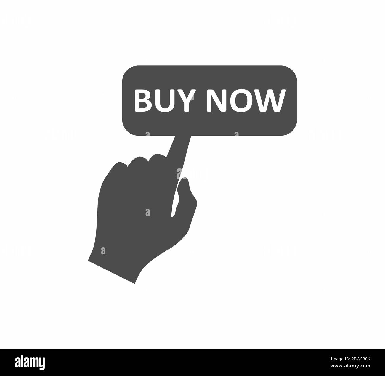 Click button pointer action Black and White Stock Photos & Images - Alamy