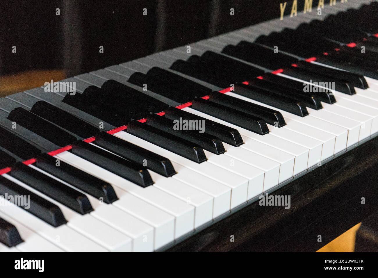 The keys of a grand piano Stock Photo - Alamy