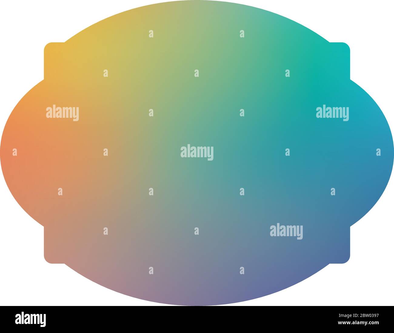Isolated blue and light gradient frame banner vector design Stock ...