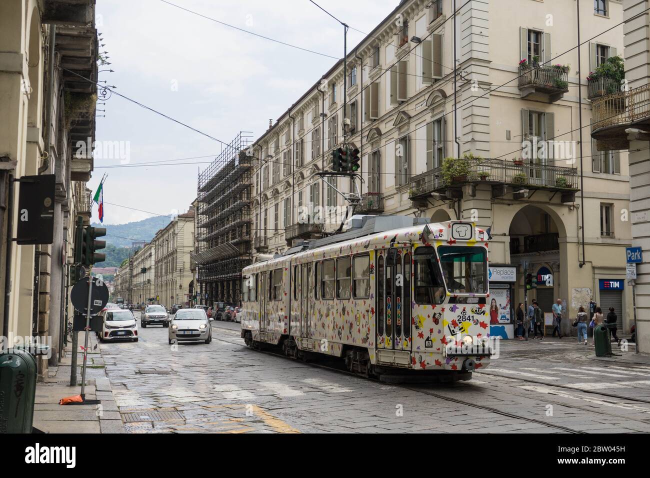Historic tram of turin hi-res stock photography and images - Alamy