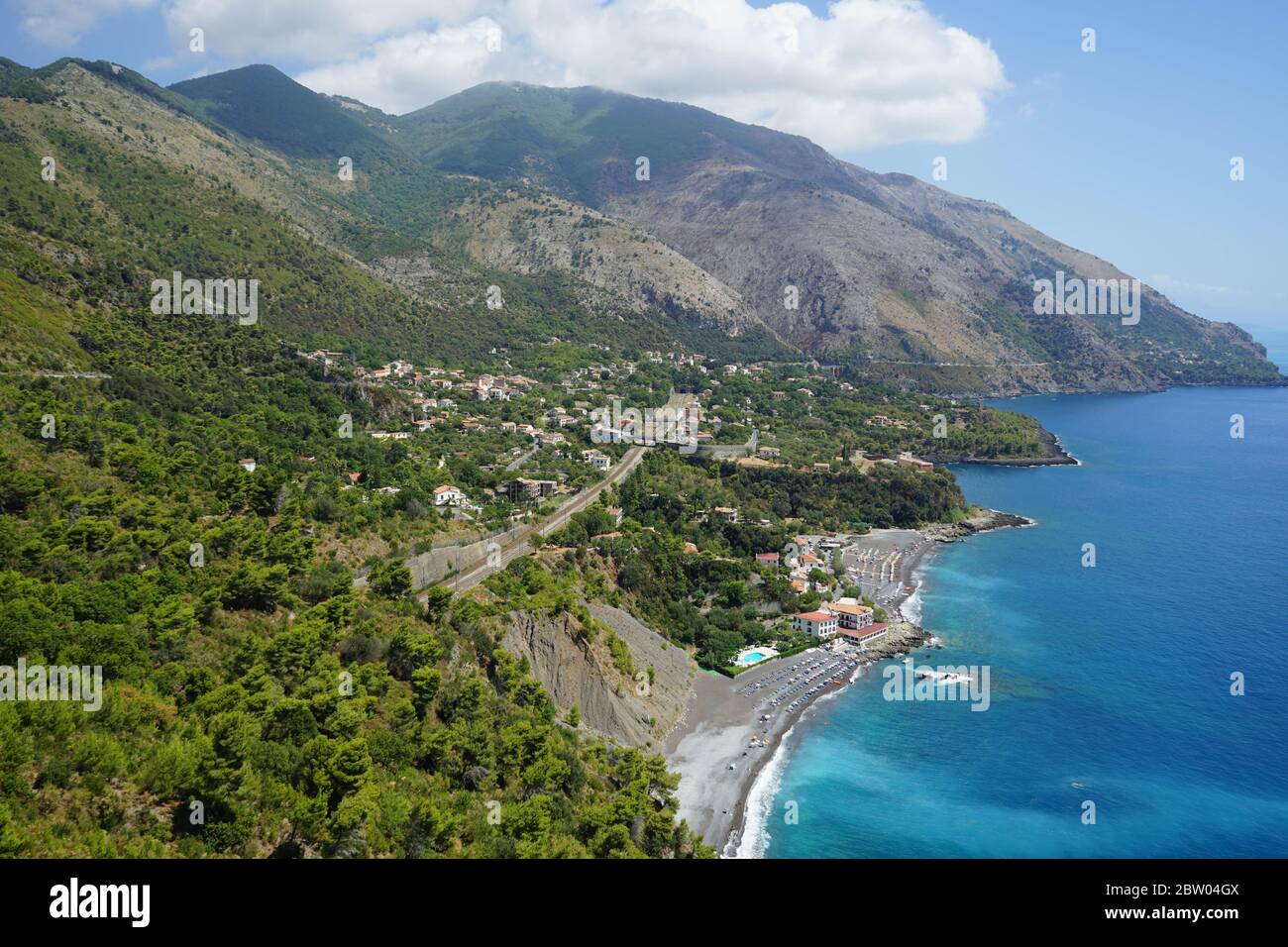 Village of Acquafredda, Basilicata - Italy Stock Photo - Alamy