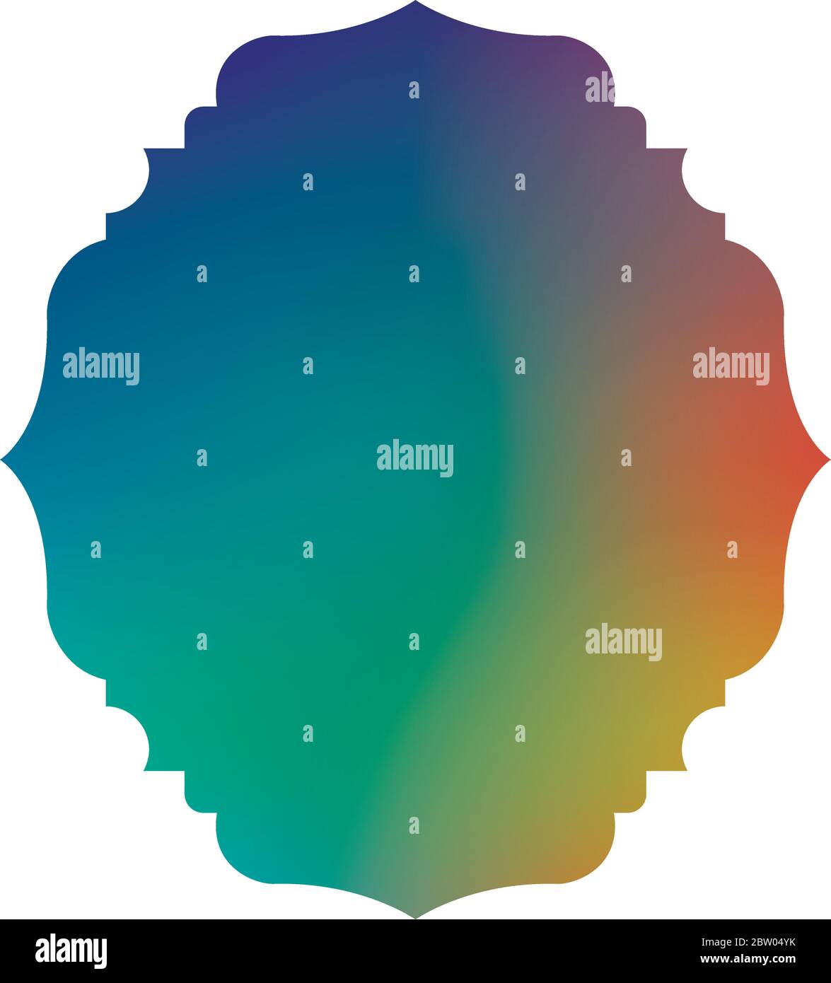 Blue gree and red gradient frame banner vector design Stock Vector ...