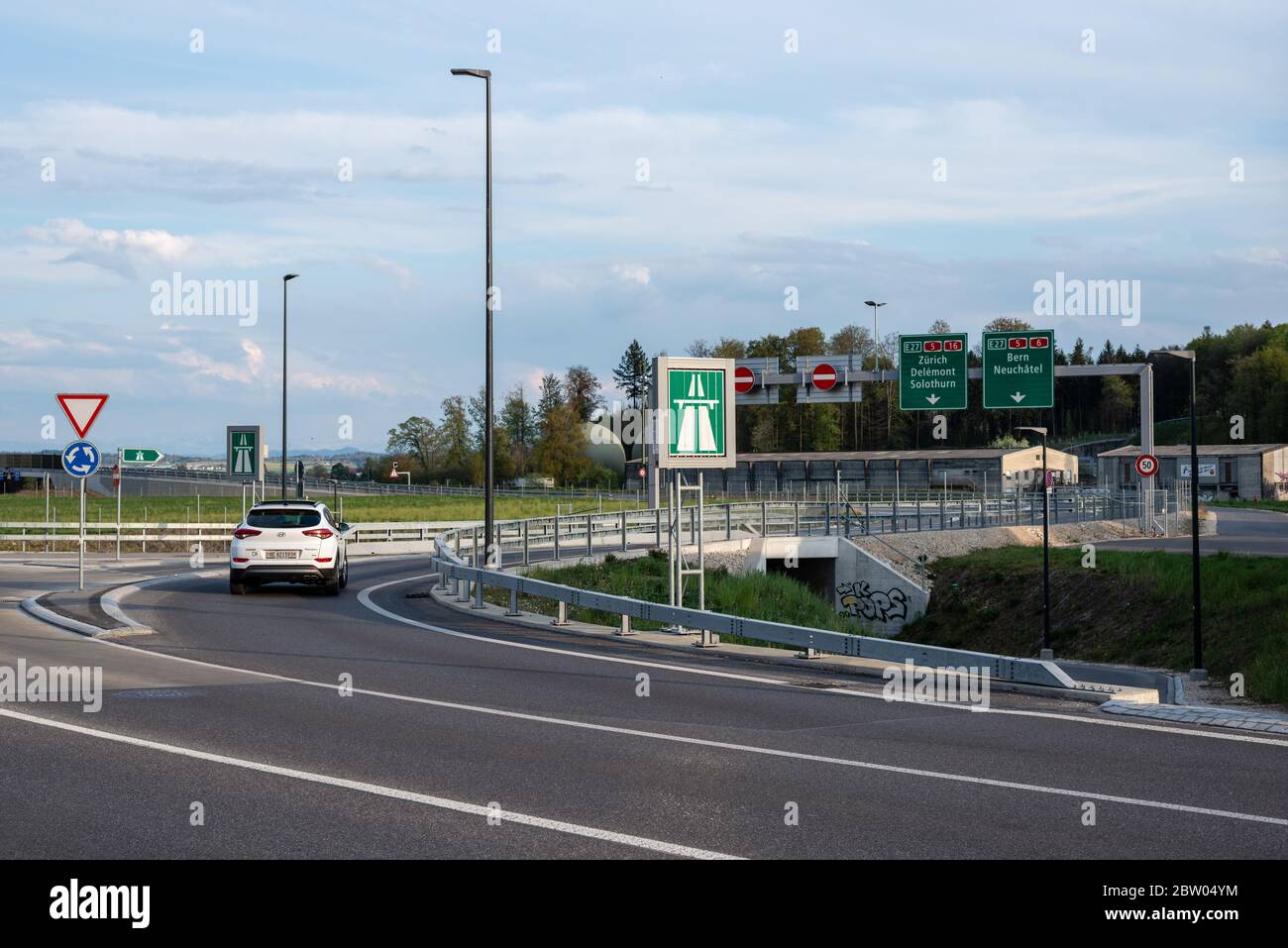 Switzerland Road Signs High Resolution Stock Photography and Images - Alamy