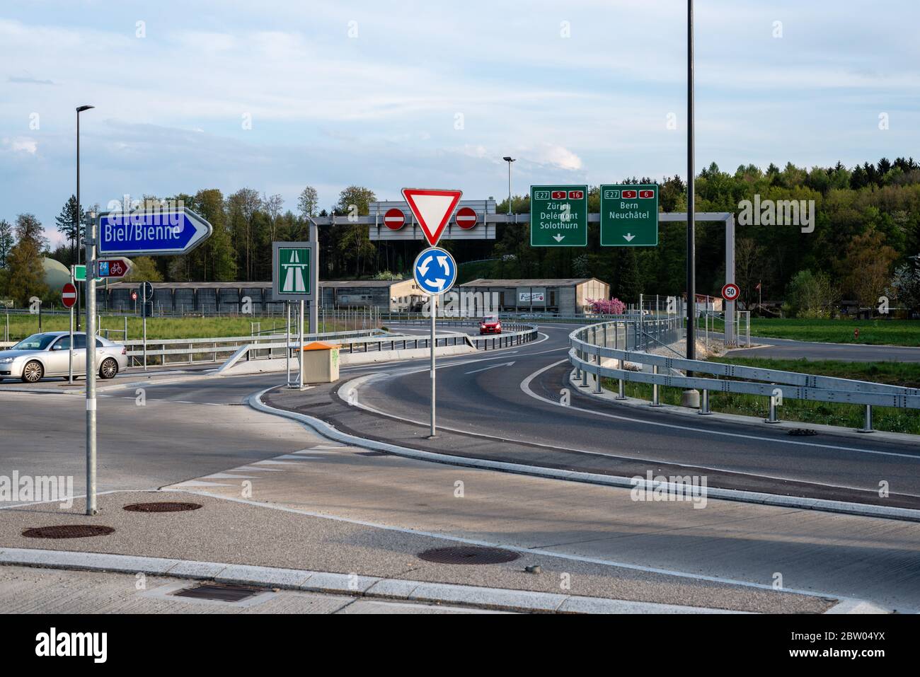 Switzerland Road Signs High Resolution Stock Photography and Images - Alamy