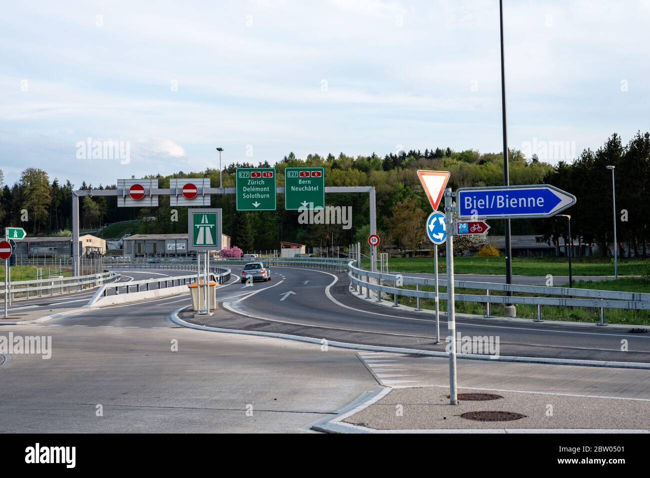 Switzerland Road Signs High Resolution Stock Photography and Images - Alamy