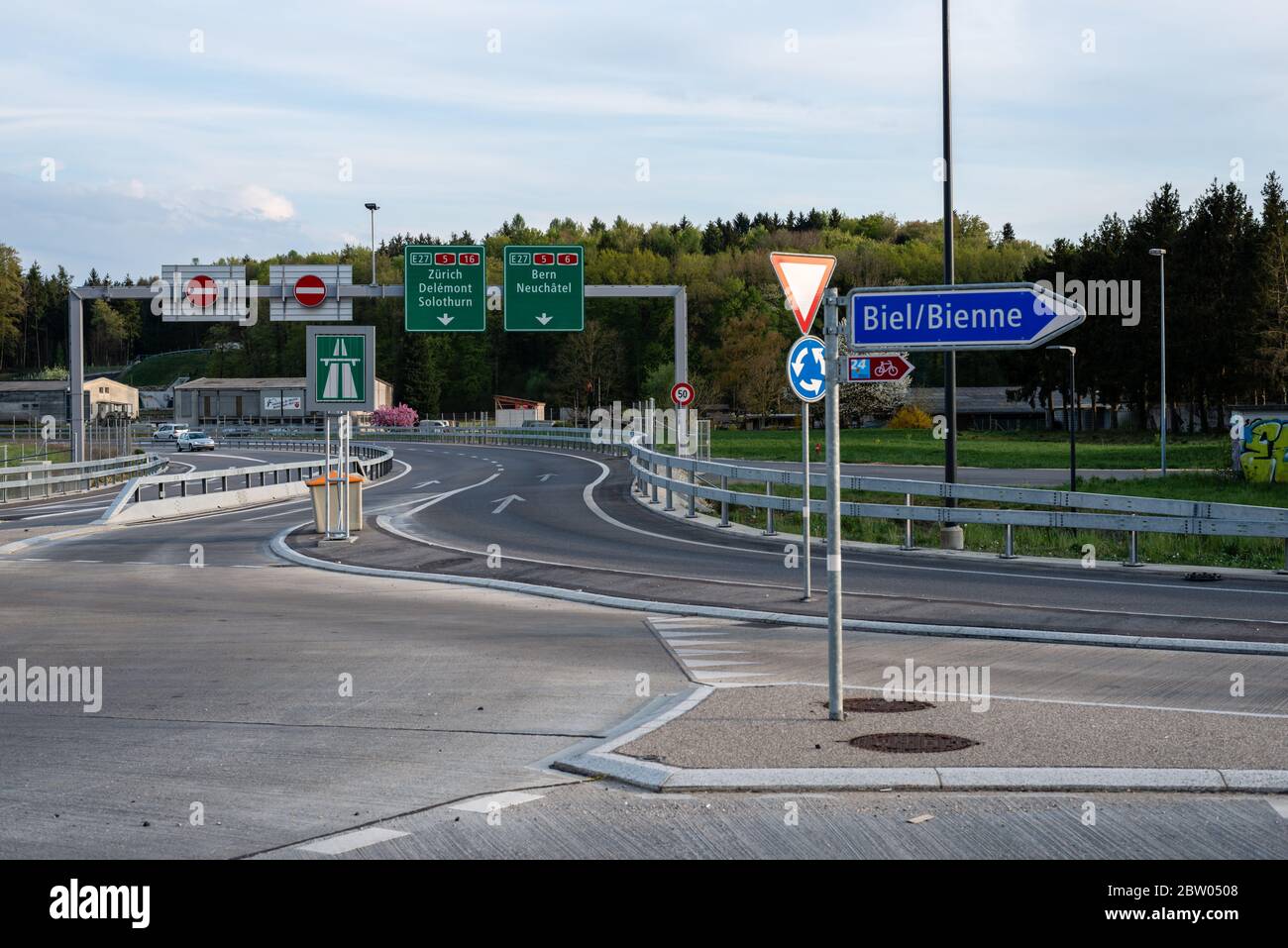Switzerland Road Signs High Resolution Stock Photography and Images - Alamy