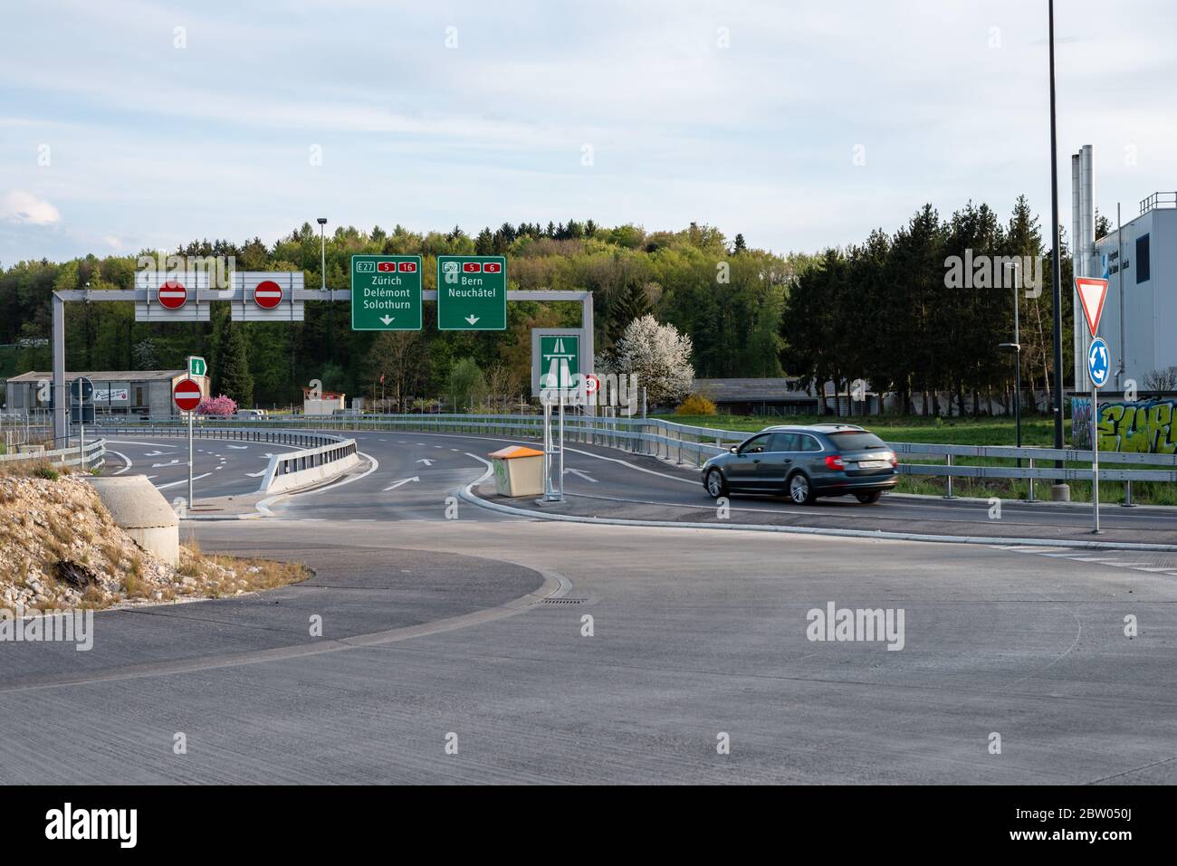 Switzerland Road Signs High Resolution Stock Photography and Images - Alamy