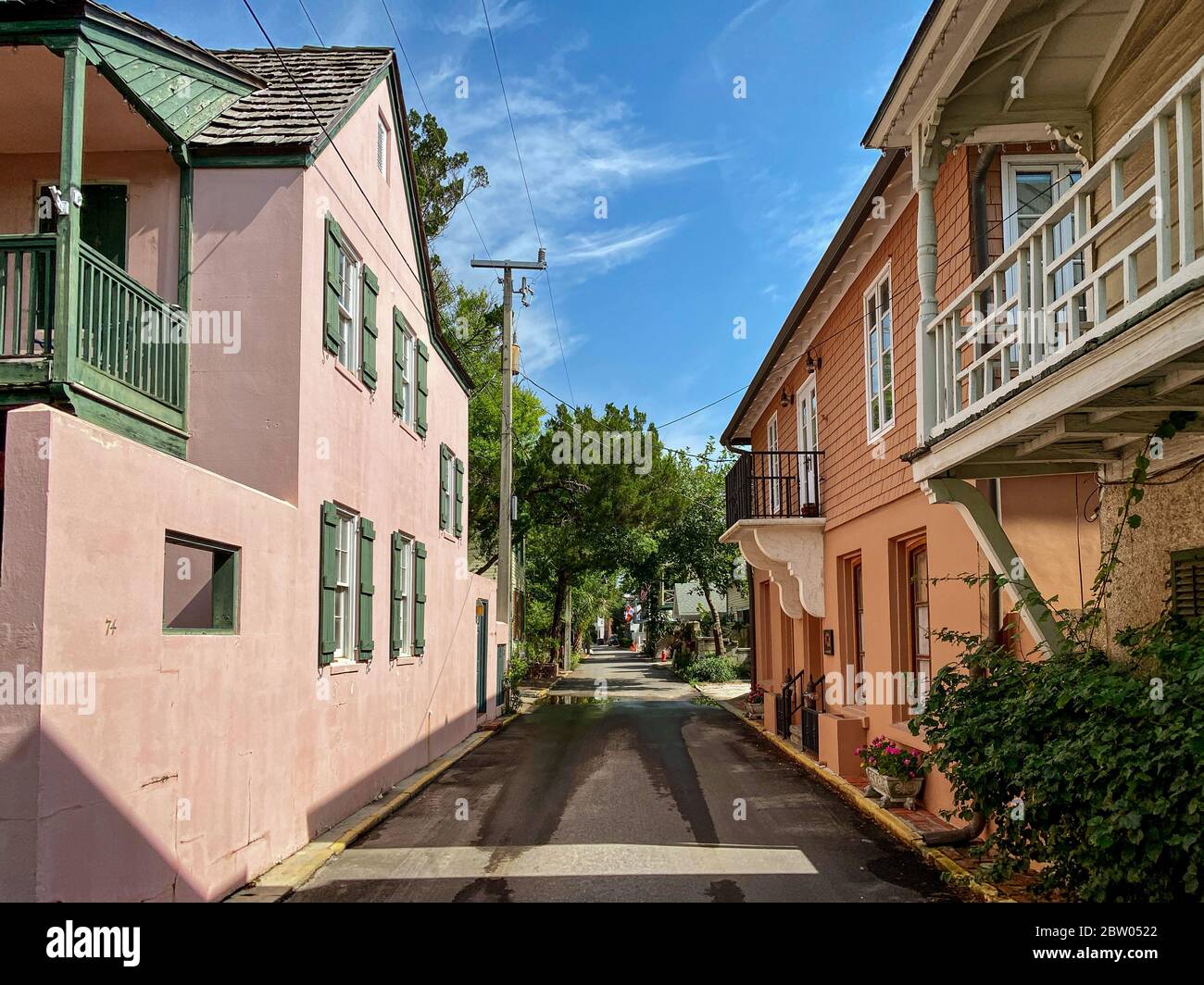 Street scene. St. Augustine, Florida Stock Photo - Alamy