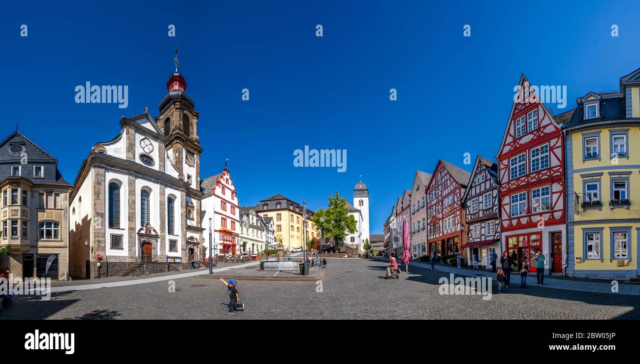 Market in Hachenburg, Germany Stock Photo - Alamy
