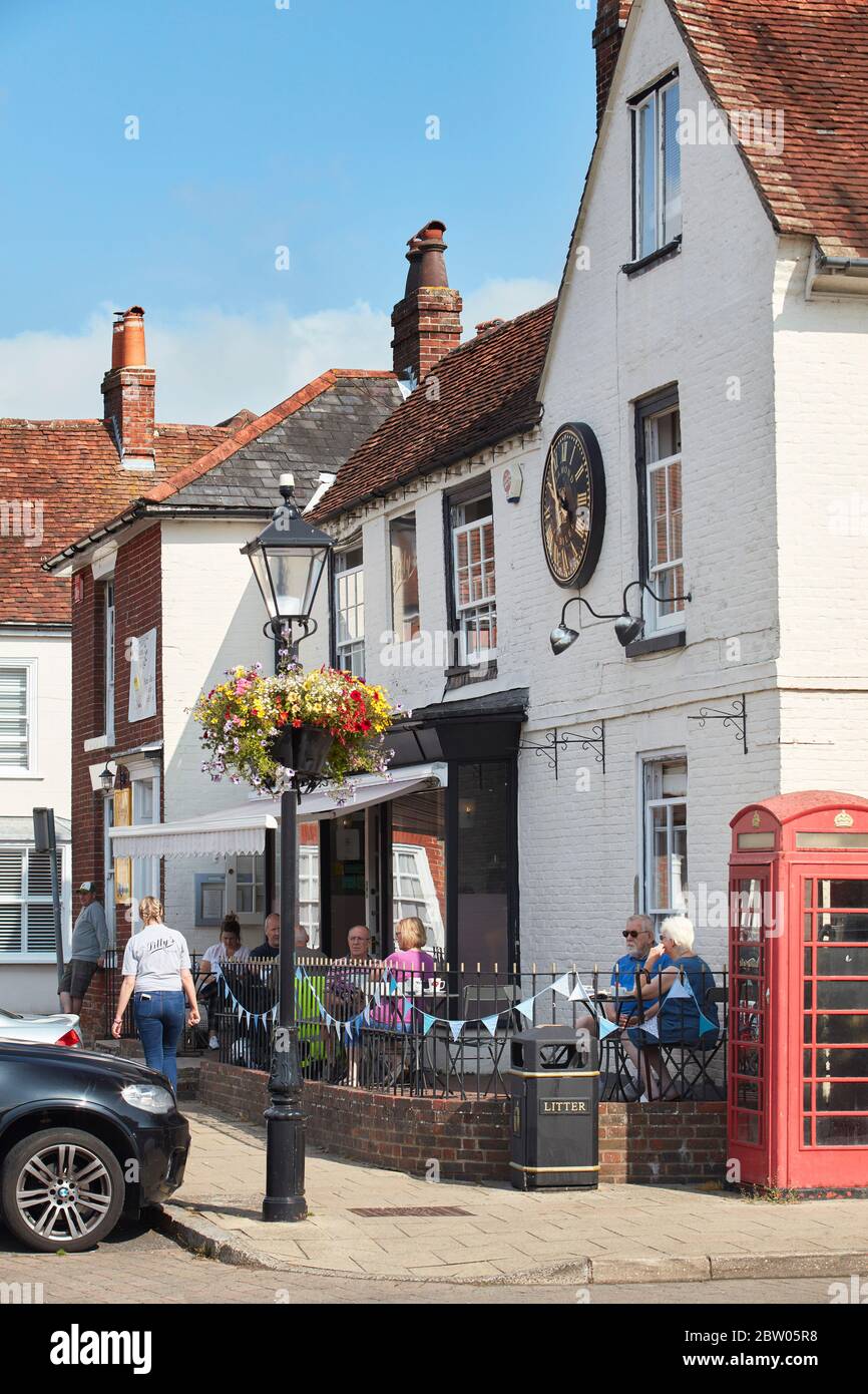 Tea shop small town hi-res stock photography and images - Alamy