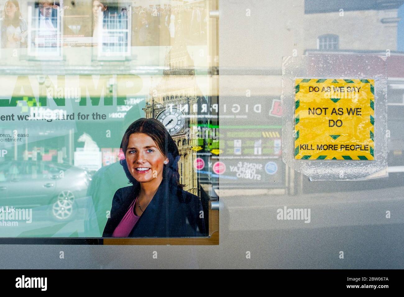 Chippenham, Wiltshire UK, 28th May, 2020. As Boris Johnson faces ...