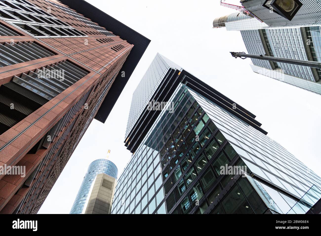 Japan center building with another skyscraper near Stock Photo - Alamy