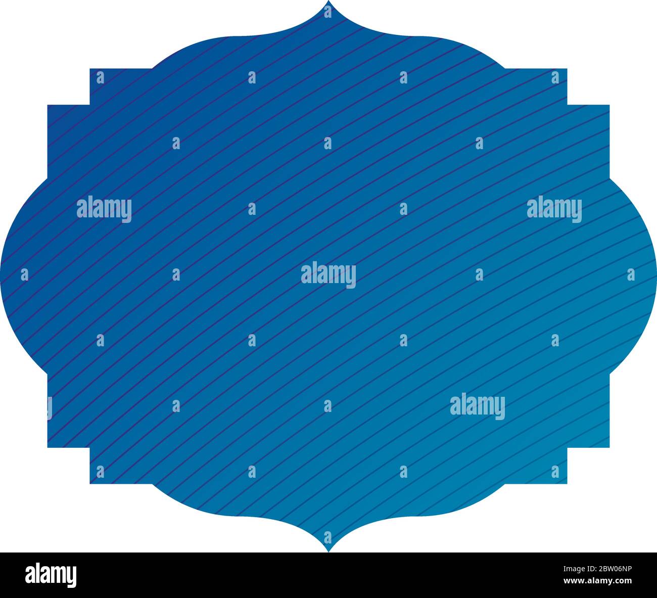 Isolated blue gradient frame banner vector design Stock Vector Image ...