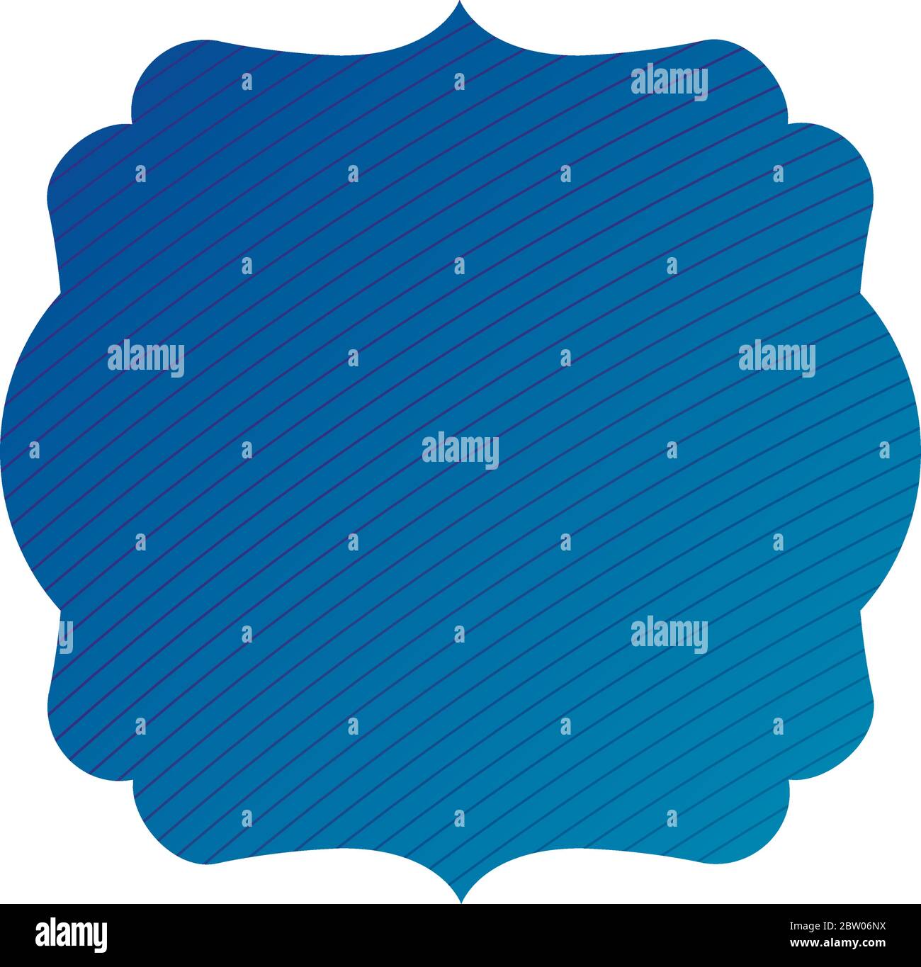 Isolated blue gradient frame banner vector design Stock Vector Image ...