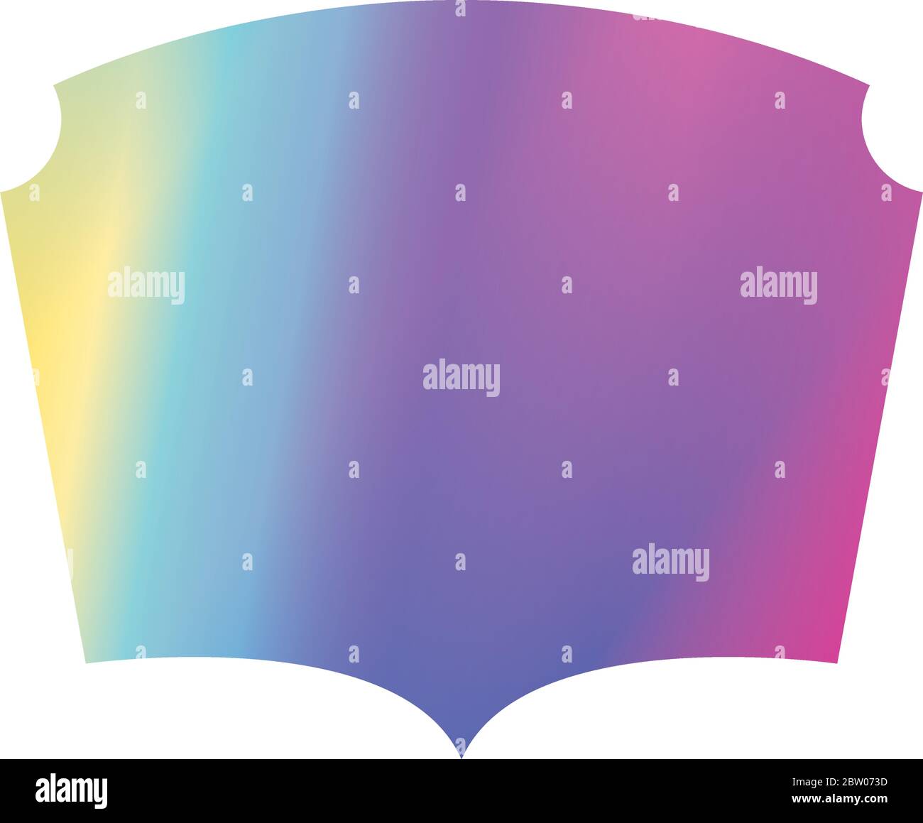 Isolated purple and blue gradient frame banner vector design Stock ...