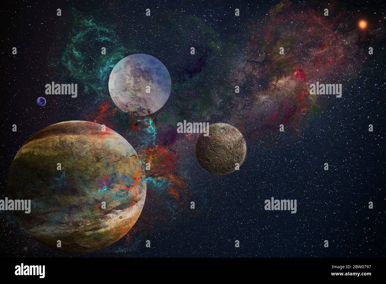Strange Mars And Its Moons