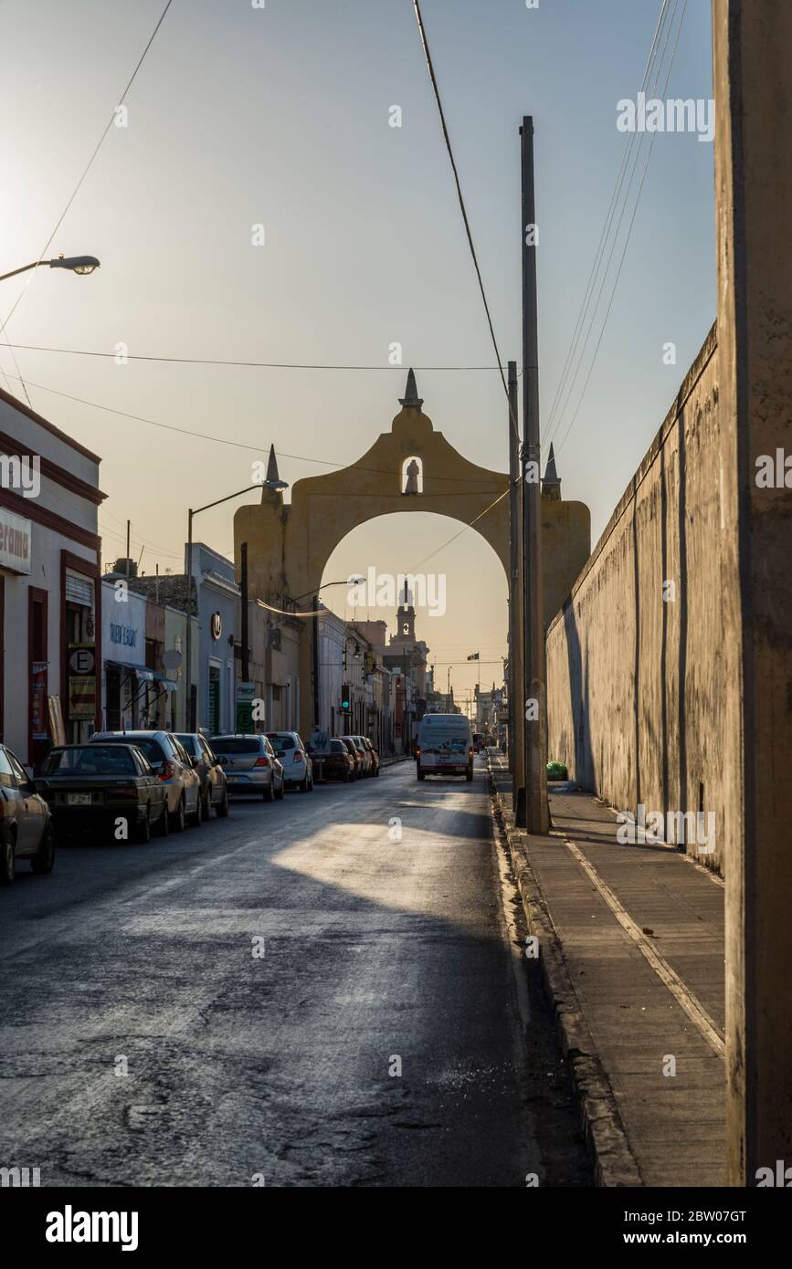 Dragones Arch or the Dragons Arch, one of the historical street arches ...