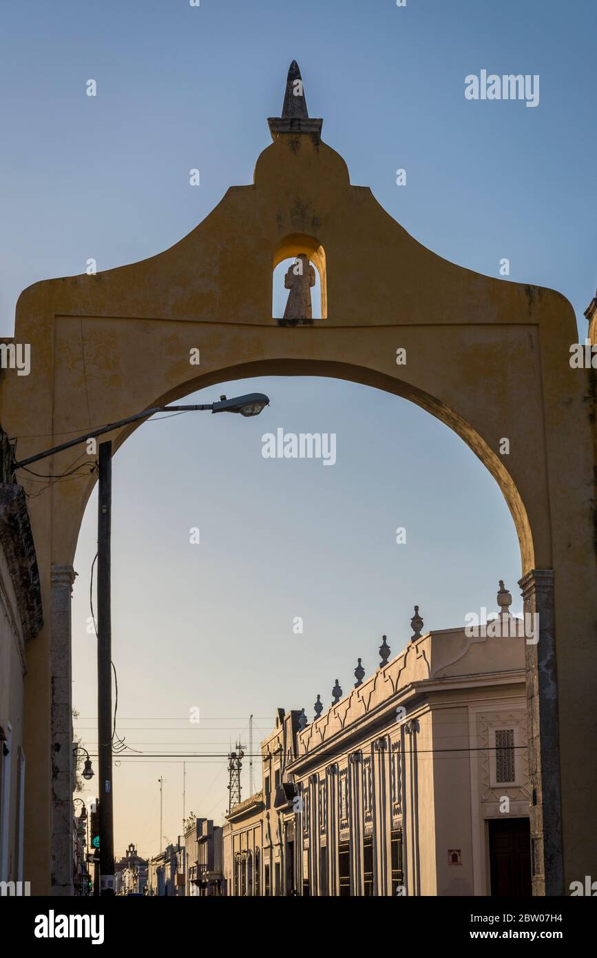 Dragones Arch or the Dragons Arch, one of the historical street arches ...