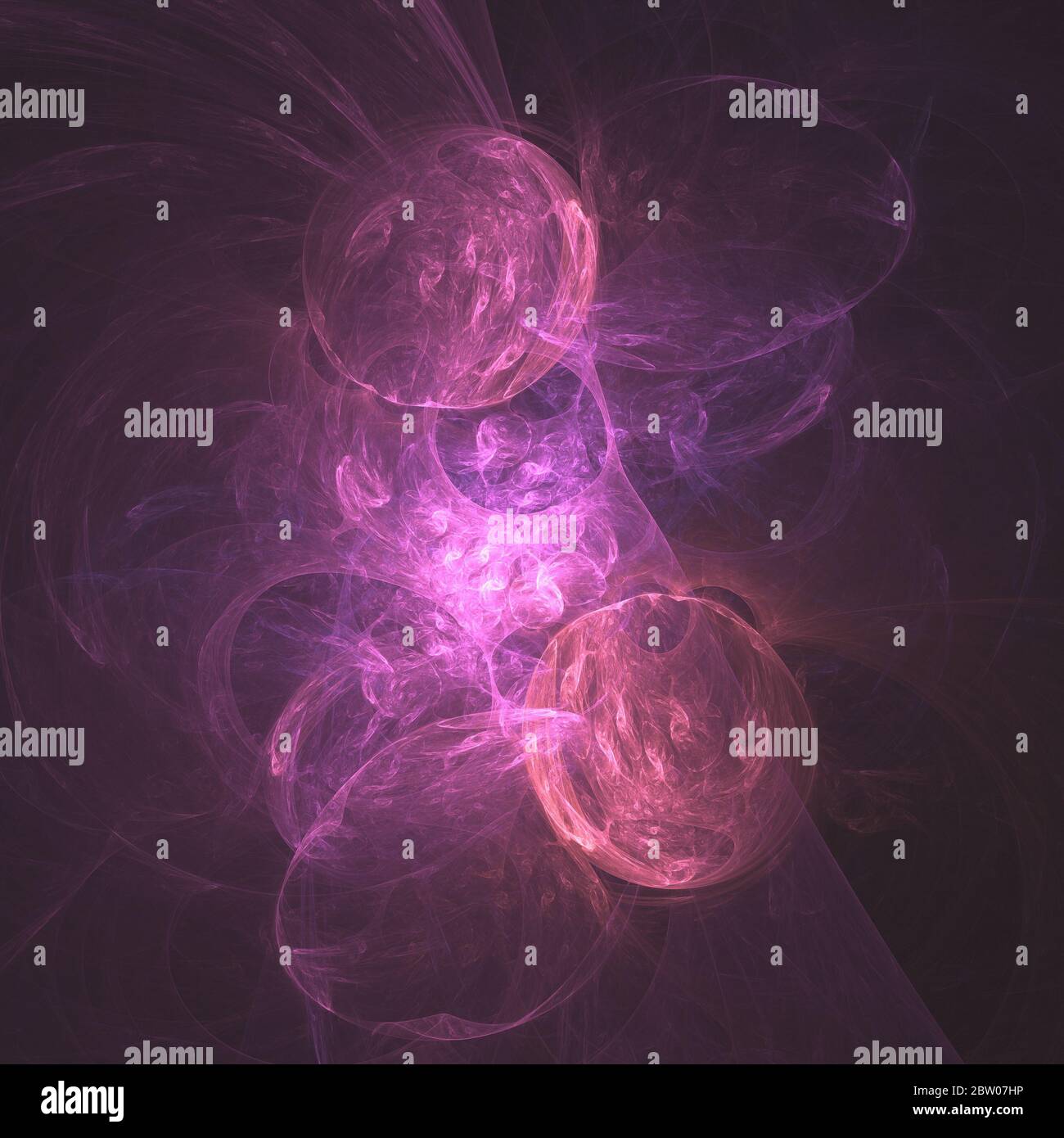 Abstract fractal art background in illustration space geometry ...