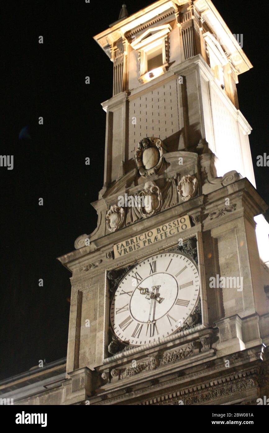 clock tower in milan (italy Stock Photo - Alamy