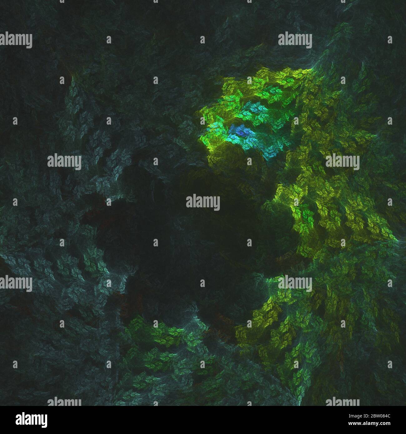 Abstract fractal art background in illustration space geometry,look ...