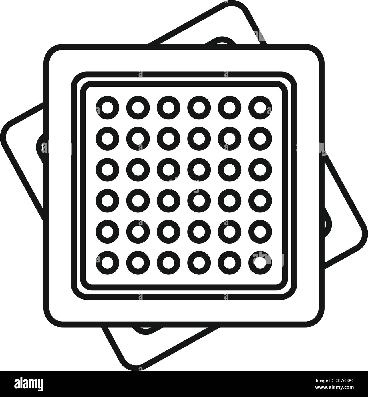 Cracker icon. Outline cracker vector icon for web design isolated on ...