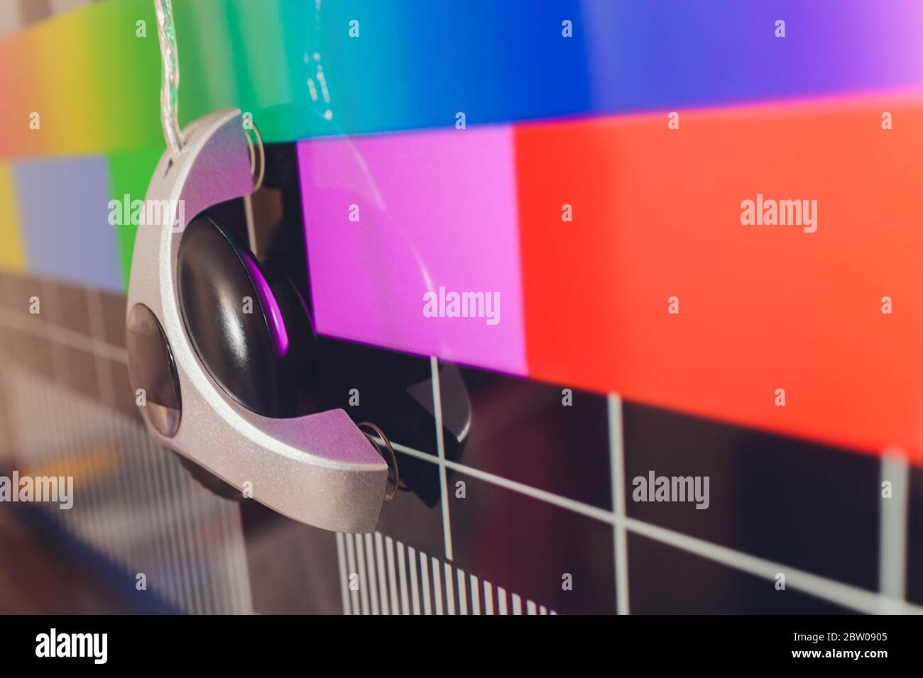 photographer monitor with Display Calibration in the office, tools for ...