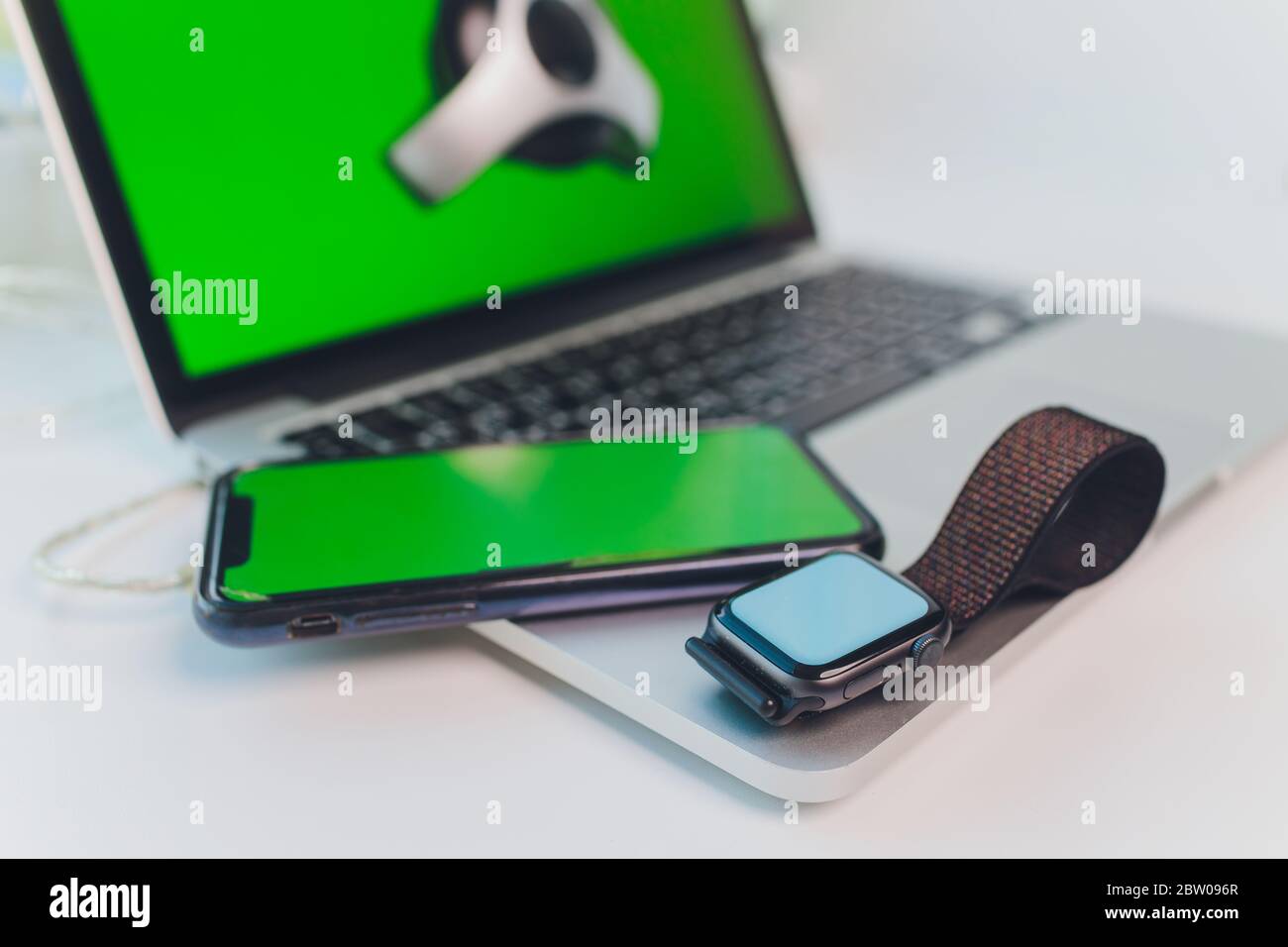 photographer monitor with Display Calibration in the office, tools for ...