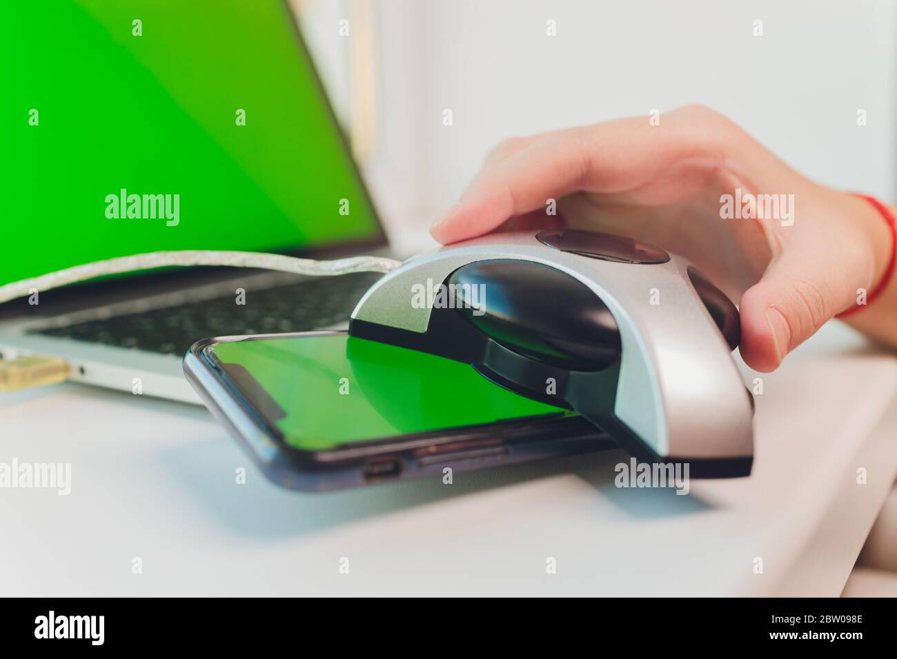 photographer monitor with Display Calibration in the office, tools for ...